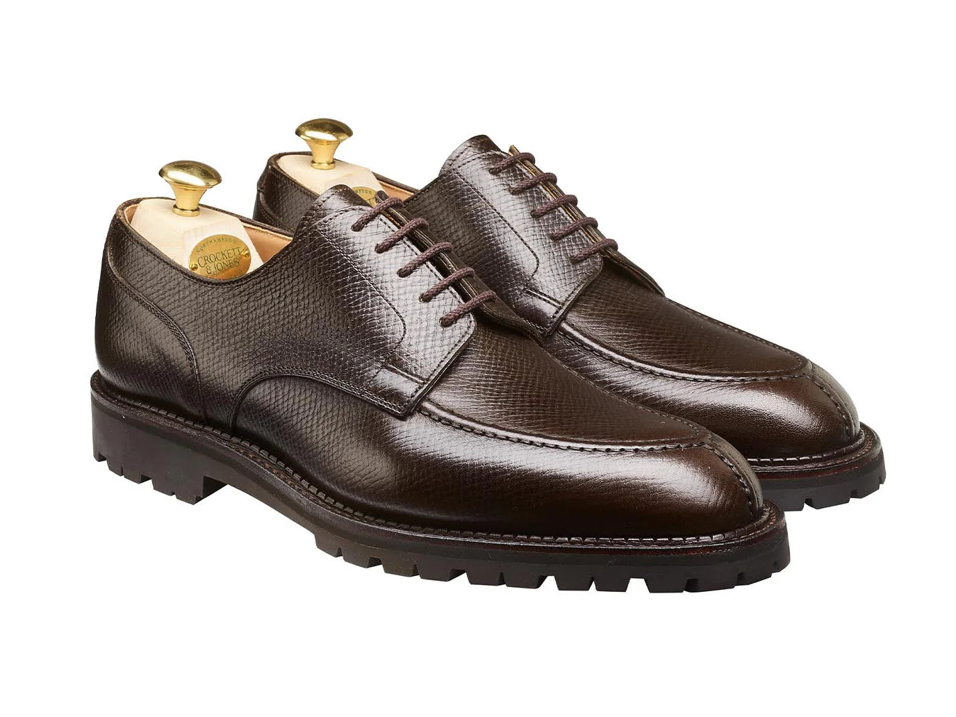 Denver Dark Brown Hatch Grain [PRE-ORDER] – Double Monk