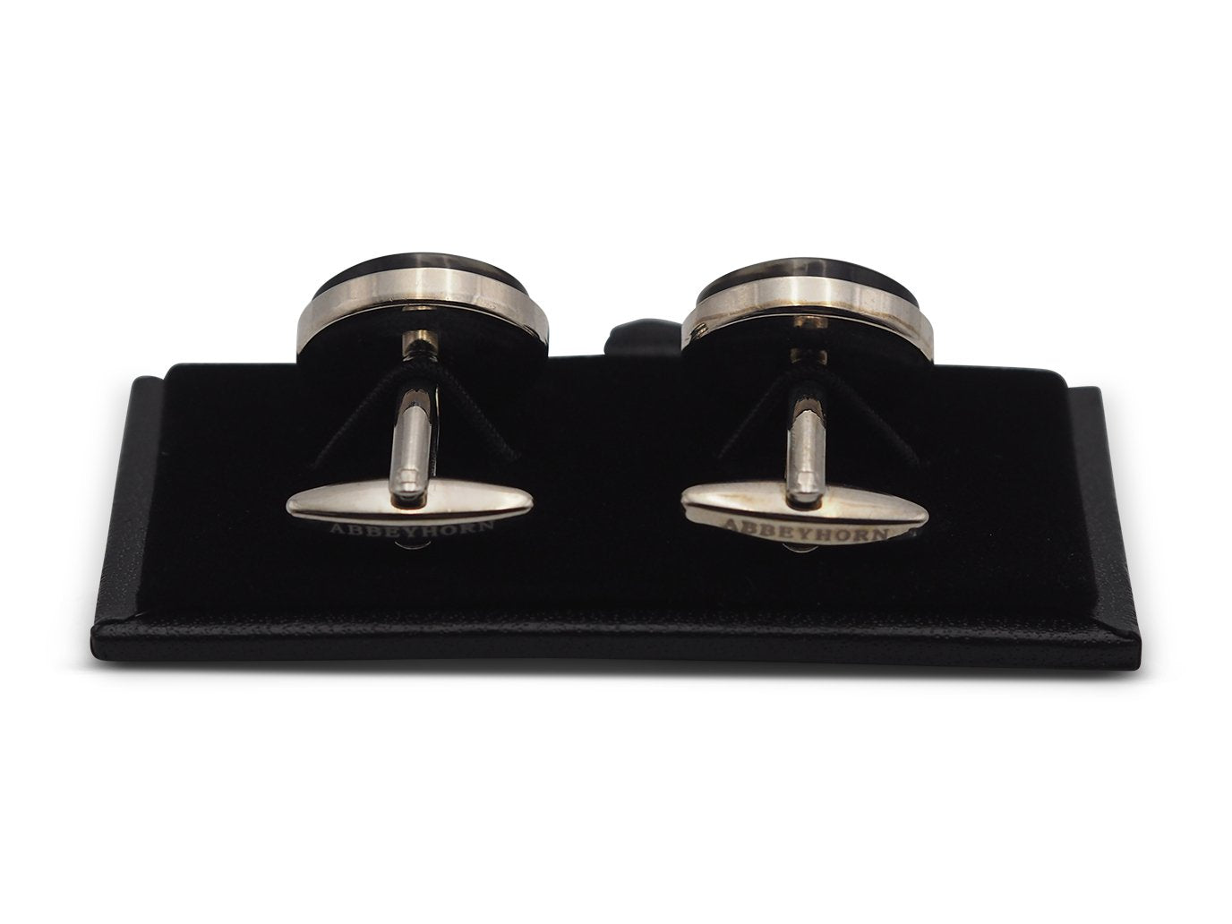 Genuine Horn Cufflinks Oval Boxed – Double Monk