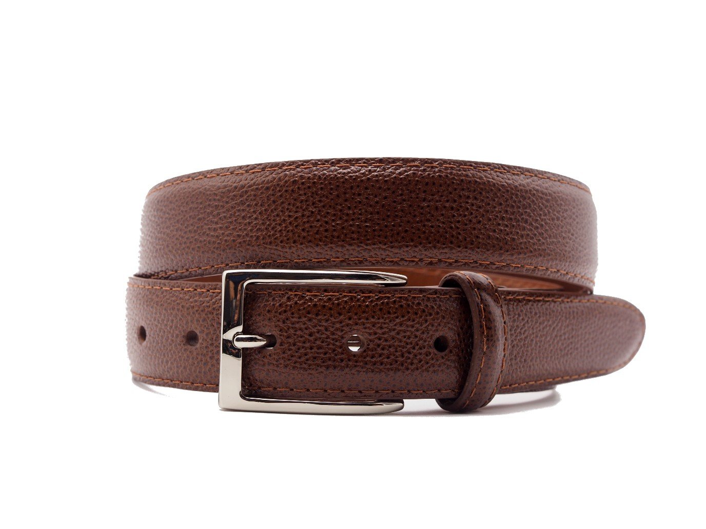Belt Brown Alpine Grain – Double Monk