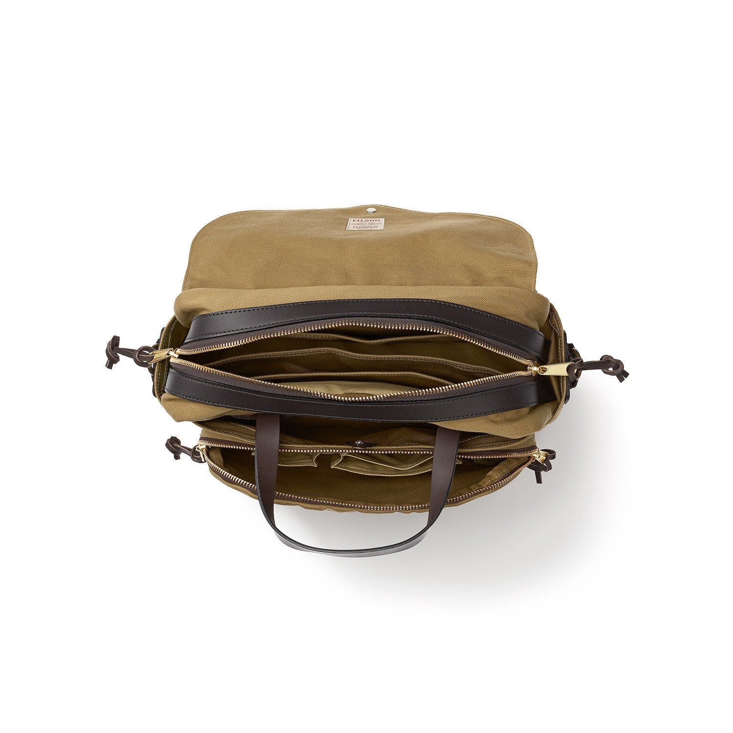 Padded Computer Bag Tan – Double Monk